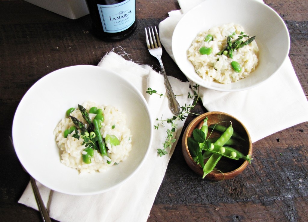 Garden: Pea, Fava Bean, and Asparagus Risotto - Katie at the Kitchen Door