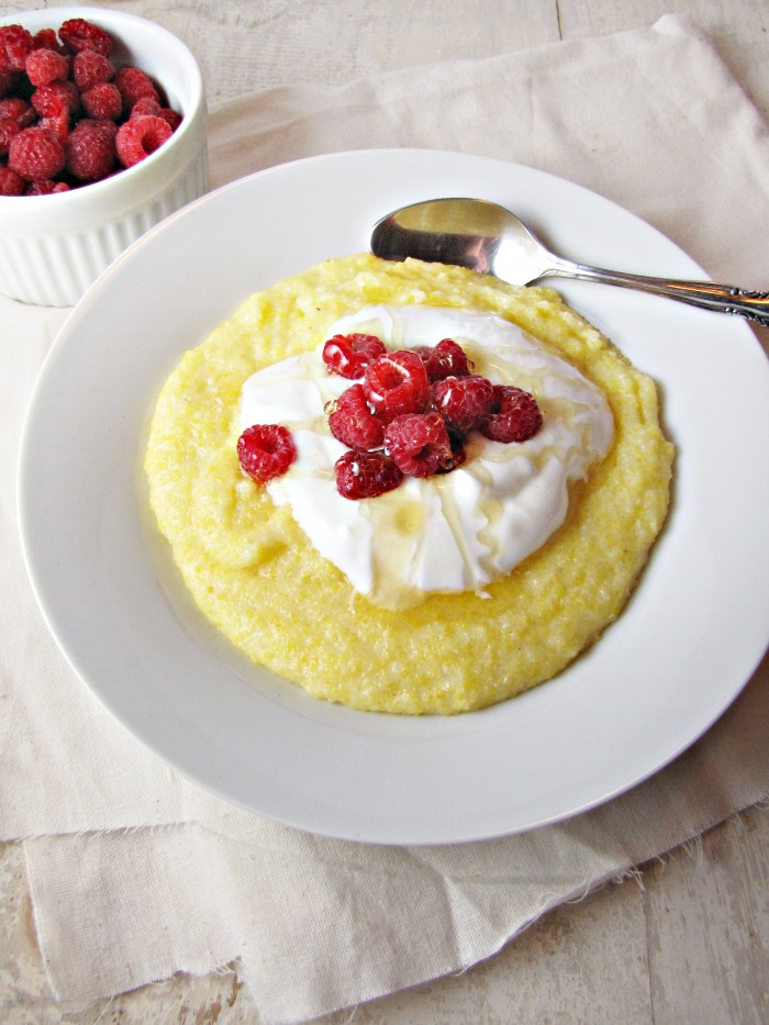 Greatist Collaboration: Breakfast Polenta with Honeyed-Yogurt - Katie ...