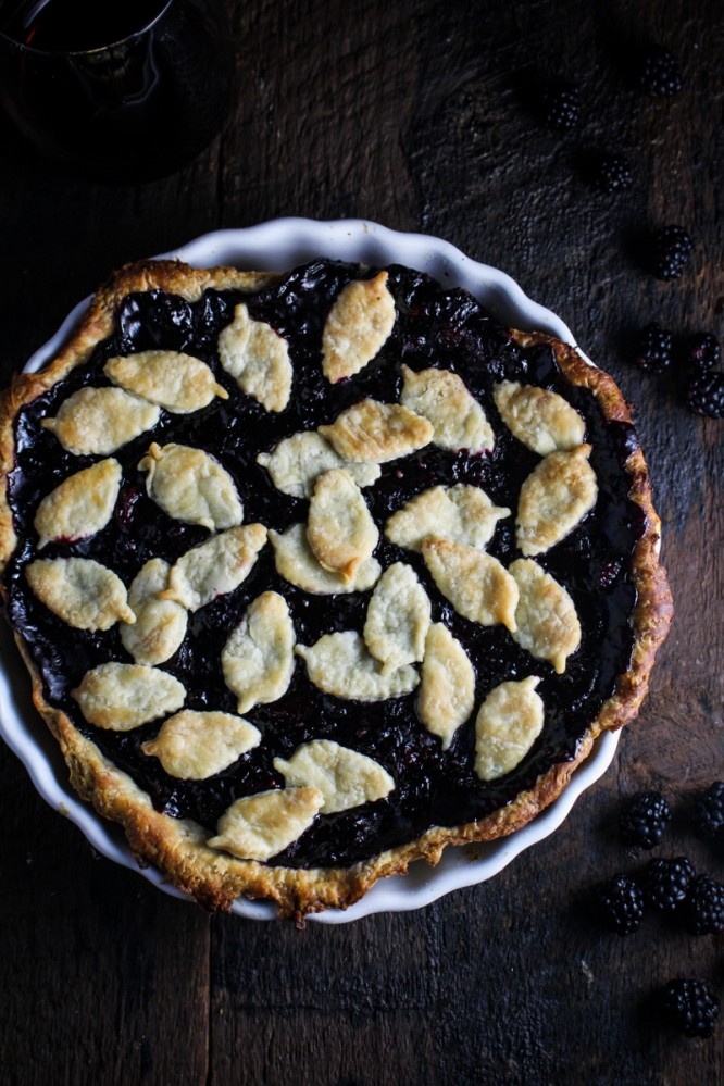Maple Mixed Berry Pie - Katie at the Kitchen Door
