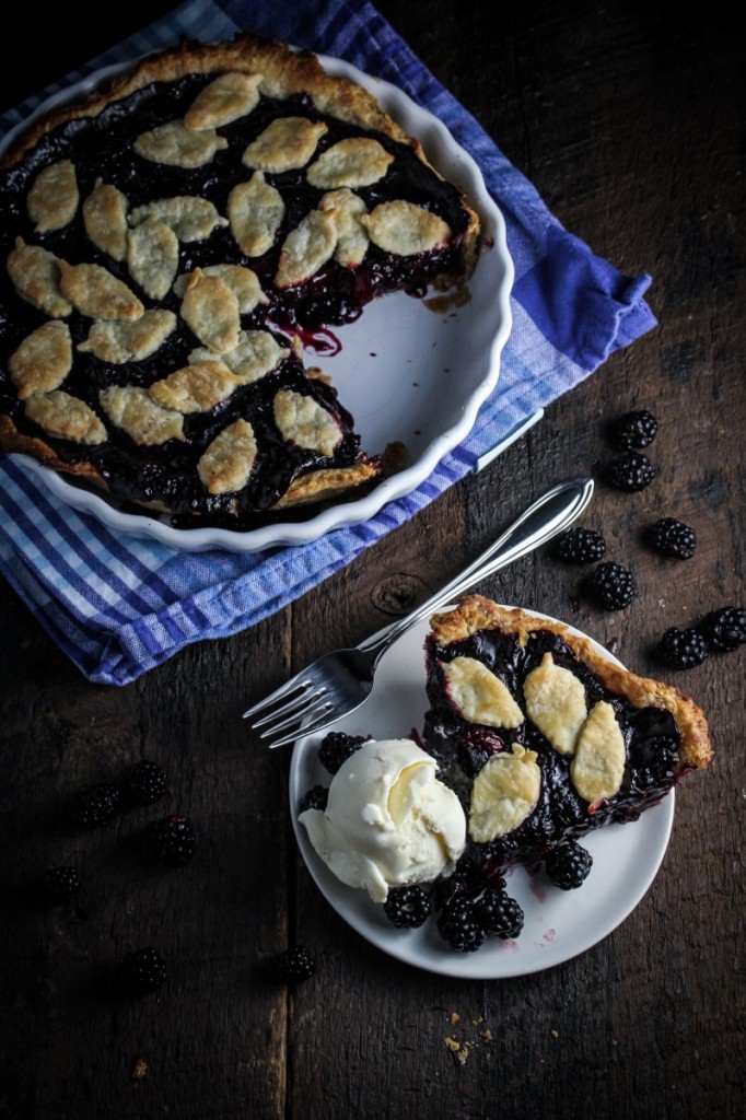 Maple Mixed Berry Pie - Katie at the Kitchen Door