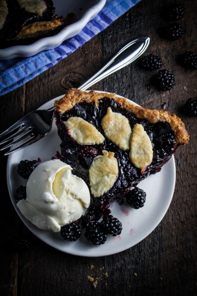 Maple Mixed Berry Pie - Katie at the Kitchen Door