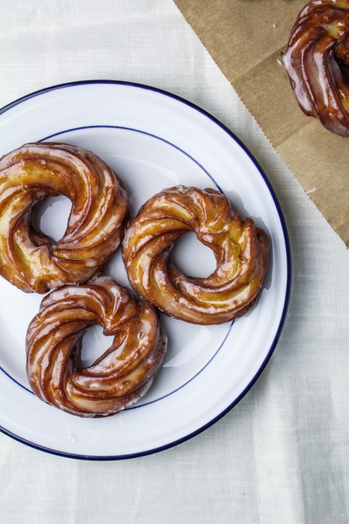 Kittery Foreside // Apple Cider French Crullers - Katie at the Kitchen Door