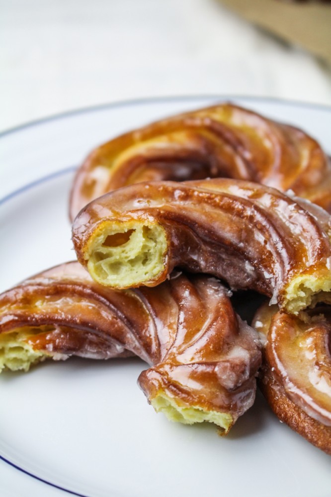Kittery Foreside // Apple Cider French Crullers - Katie at the Kitchen Door