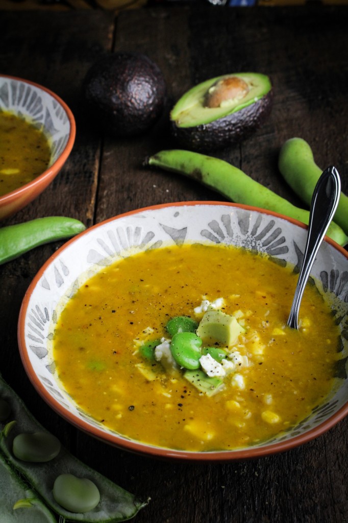 Ecuadorian Locro - Creamy Potato, Cheese and Fava Bean Soup - Katie at ...