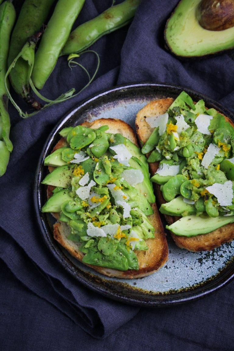 Ingredient of the Week: Fava Beans // Avocado Toast with Fava Beans and ...