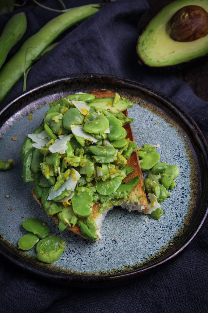 Ingredient of the Week: Fava Beans // Avocado Toast with Fava Beans and ...
